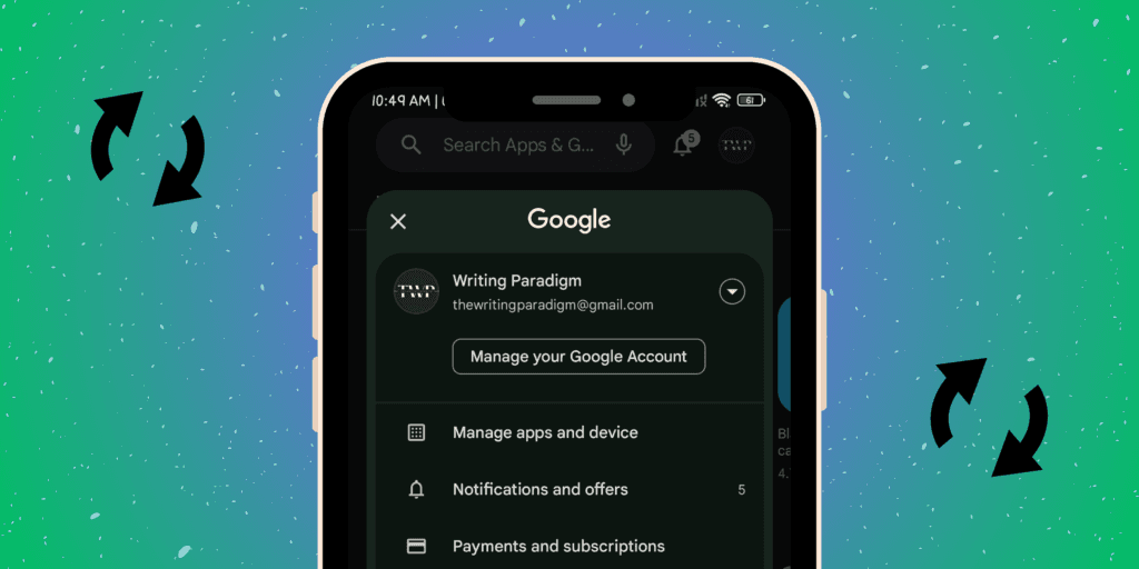 How to change your default Google account on Android